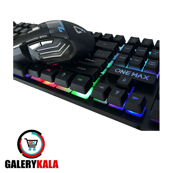 کیبورد و ماوس گیمینگ وان مکس (ONEMAX) مدل (OM-G5300) - فروشگاه اینترنتی گالری کالا
